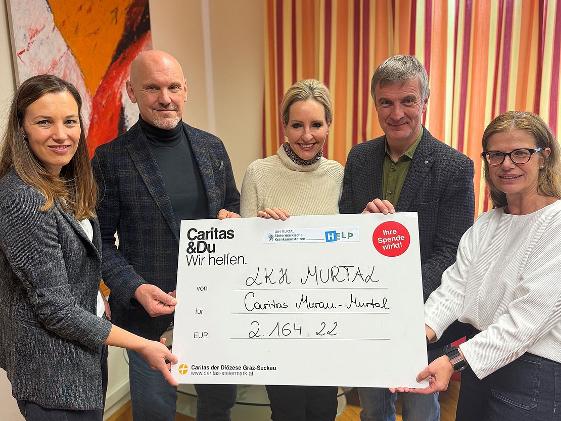 Mitarbeiter*innen des LKH Murtal helfen Menschen in der Region - IKM